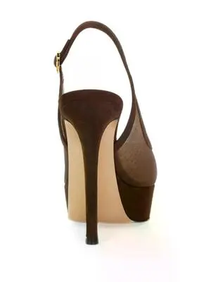 GIANVITO ROSSI Nikki Platform Slingback Pumps