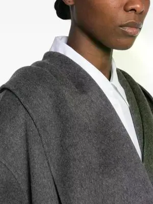 TOTEME Oversized Hooded Shawl-lapel Coat
