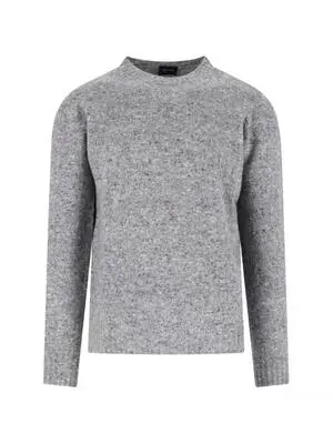 DRUMOHR Marl-knit Crew-neck Sweater - Grey