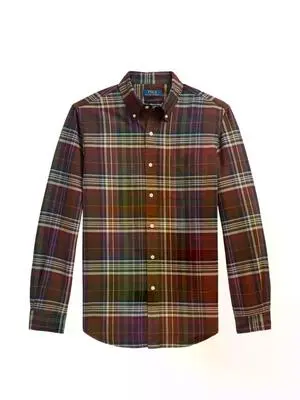 Polo Ralph Lauren Custom-fit Plaid Oxford Shirt