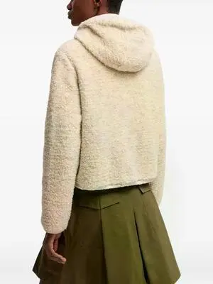 Moncler Padded Teddy Hooded Jacket