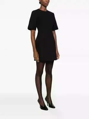 TOTEME Sculptural Short-sleeve Mini Dress