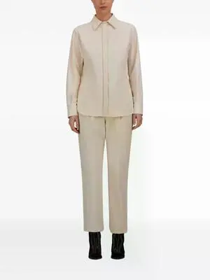Herno Elasticated Drawstring-waist Straight Trousers
