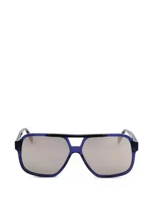 Adidas Geometric-frame Sunglasses - Blue