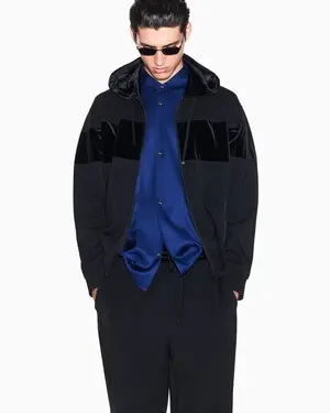 Armani Exchange Sweatshirt In Stretch Modal Jersey