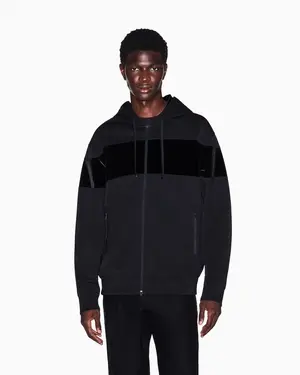 Armani Exchange Sweatshirt In Stretch Modal Jersey