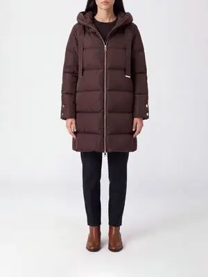 Herno Herno Quilted Technical Satin Down Jacket With Hood Brown