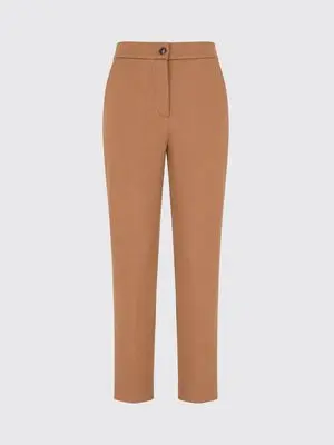 Max Mara Mid-rise Slim-fit Cropped Technical Jersey Pants - Hazel