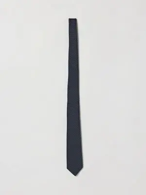 Emporio Armani 100% Pure Silk Polka Dot Tie - Blue