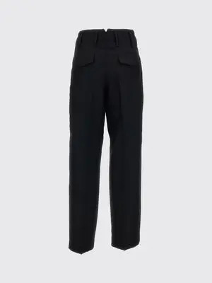 AMI Paris High-waisted Straight-leg Wool Trousers