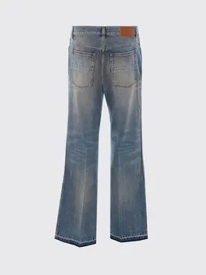 Amiri Flared Stretch-denim Jeans With Mid-rise Waist - Blue