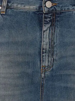 Amiri Flared Stretch-denim Jeans With Mid-rise Waist - Blue