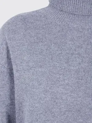 THE FRANKIE SHOP Turtleneck Sweater In Wool And Cashmere With Ribbed Trim