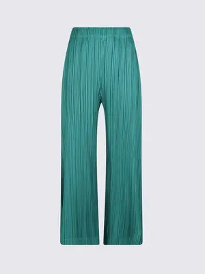 Issey Miyake High-waisted Pleated Wide-leg Trousers