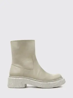 Camper Distressed Leather Zip Up Boots