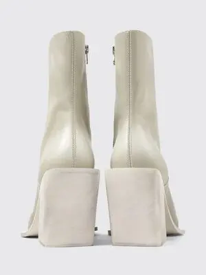 Camper Escandalo Leather Square Toe Western Boots