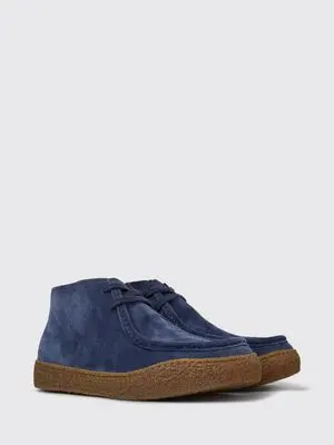 Camper Peu Terreno Suede Chukka Boots With Raised Apron Seam