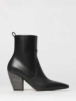 Brunello Cucinelli Leather Ankle Boots