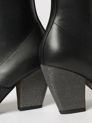 Brunello Cucinelli Leather Ankle Boots