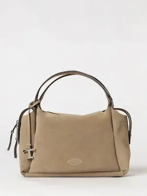 TOD'S Suede Handbag - Grey