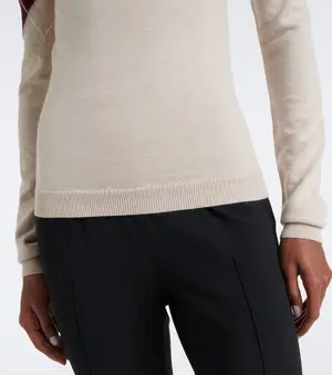 MUGLER Argyle Virgin Wool Sweater - Multicoloured