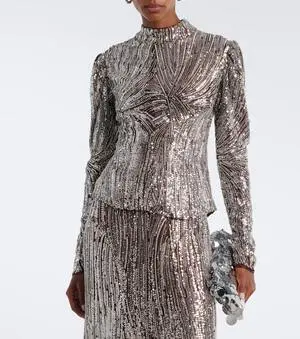 Rabanne Sequined Top