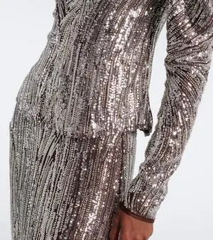 Rabanne Sequined Top