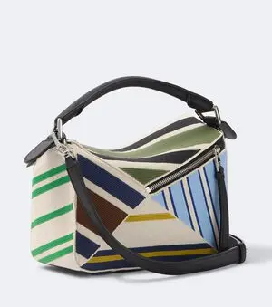 Loewe Puzzle Small Embroidered Shoulder Bag