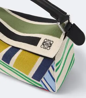 Loewe Puzzle Small Embroidered Shoulder Bag