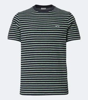 Loewe Striped Cotton-blend Terry T-shirt