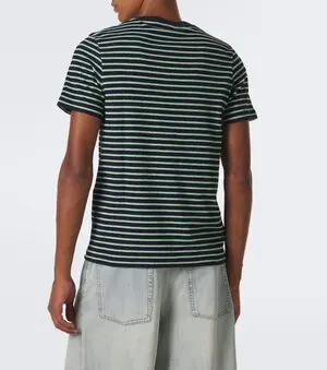 Loewe Striped Cotton-blend Terry T-shirt