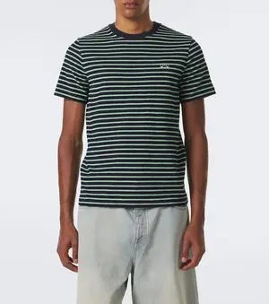 Loewe Striped Cotton-blend Terry T-shirt