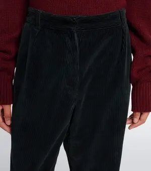 THE ROW Adler Cotton Corduroy Wide-leg Pants