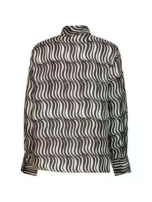 P.a.r.o.s.h Silk Long-sleeve Blouse