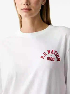 P.E Nation Logo-print Long-sleeve T-shirt