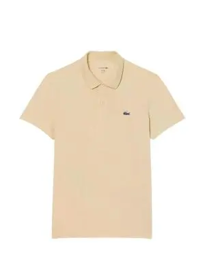 Lacoste Regular-fit Logo-patch Polo Shirt - Neutrals
