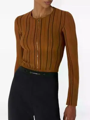 Elisabetta Franchi Cardigan In Knit Fabric