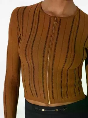 Elisabetta Franchi Cardigan In Knit Fabric