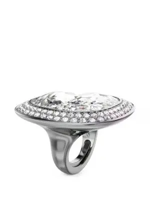 SWAROVSKI Una Angelic Cushion-cut Crystal Ring