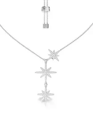 APM MONACO Météorites Crystal-embellished Necklace - Silver
