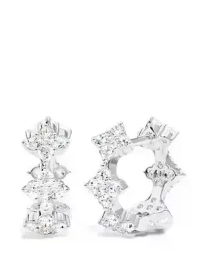 APM MONACO Clat Hoop Earrings - Silver