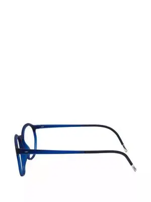 SILHOUETTE Matte-finish Round-frame Eyeglasses