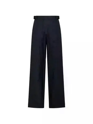 Max Mara Pinstriped High-waisted Trousers