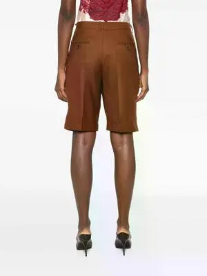 Saint Laurent Pleated Bermuda Shorts