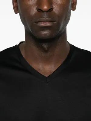 Gucci Silk V-necked T-shirt
