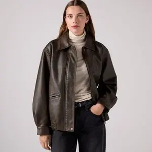 LEVI'S Faux Leather Relaxedbomber