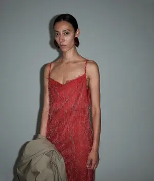 Bottega Veneta Viscose Fil Coupé Midi Dress