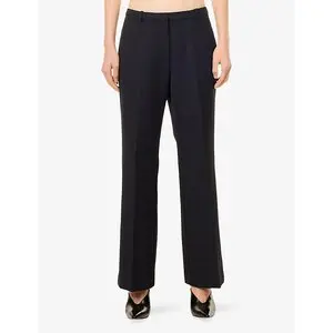 ANINE BING Thomas Straight-leg Wool-blend Trousers
