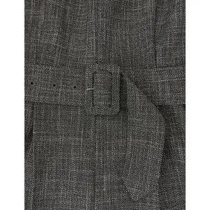 REISS Bella Collared Wide-leg Belted Woven Jumpsuit