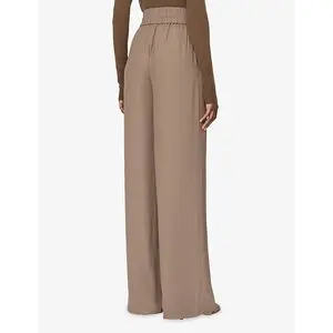 JOSEPH Dee Wide-leg Crepe Trousers